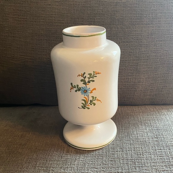 Vintage | Accents | Vintage 7s French Moustiers Ceramic Hand Painted ...